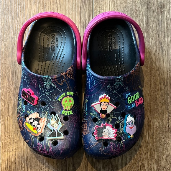 CROCS | Shoes | Crocs Classic Disney Villains Kids Clogs Size C3 | Poshmark